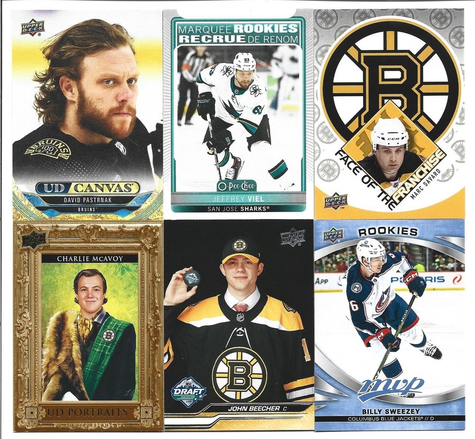 Boston Bruins 14 Card Lot Bobby Orr Stature John Beecher Rookie David ...