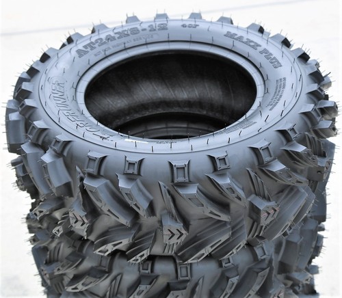 Forerunner Maxx Plus 24x8.00-12 24x8-12 24x8x12 40F 6 Ply M/T Mud ATV ...