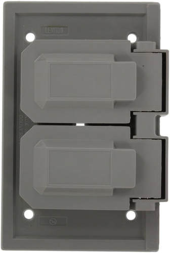 Cover, 1-Gang for Duplex Receptacles, Plastic Enclosure, for FS Type ...