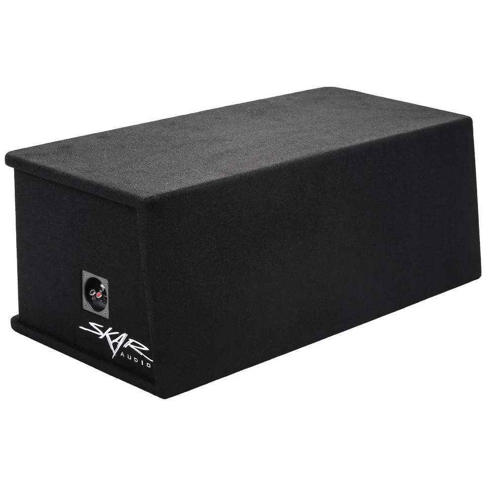 SKAR AUDIO SK SERIES DUAL 12" PORTED SUBWOOFER ENCLOSURE | SK2X12V ...