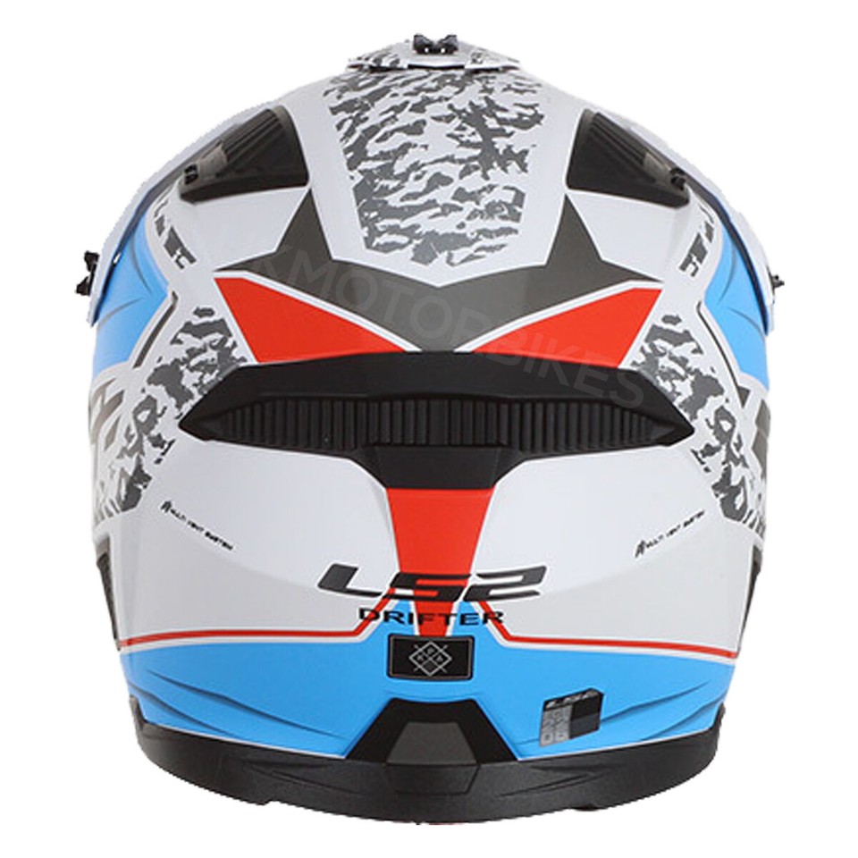LS2 OF606 DRIFTER DEVOR MODULAR OPEN FACE MOTORCYCLE HELMET + FREE DARK ...