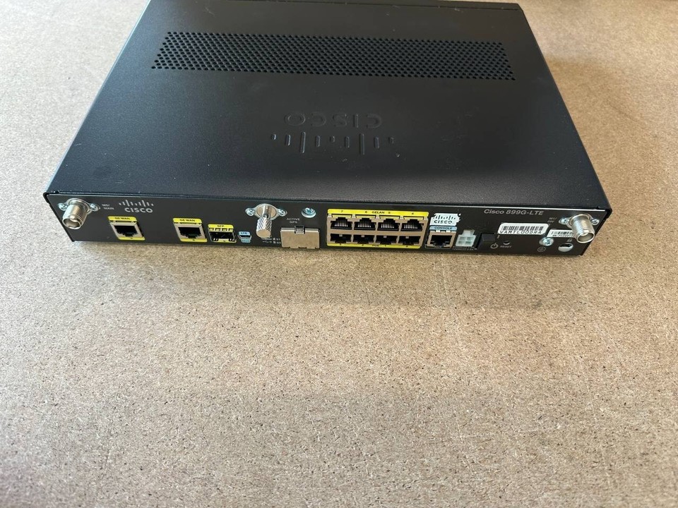 Cisco C899G-LTE-GA-K9 Secure GE and SFP Router 4G | eBay