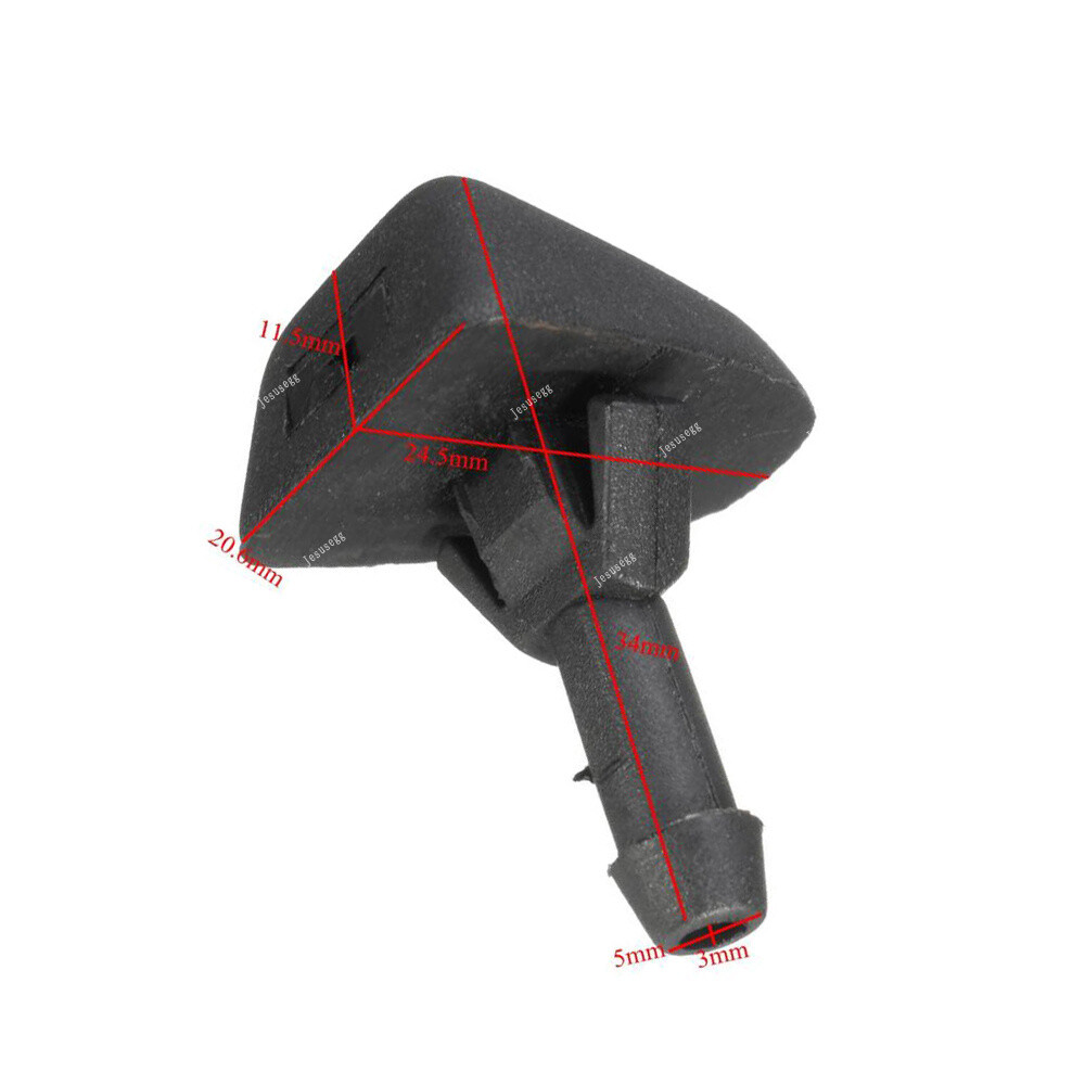 Set of 2 Windshield Washer Spray Nozzle Squirter Jet Fits Volvo S80 C70 ...