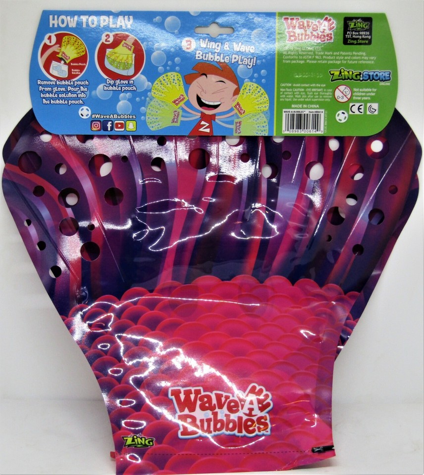 Zing Wave-A-Bubbles 2 Pack - Hours Of Bubble Fun! | eBay