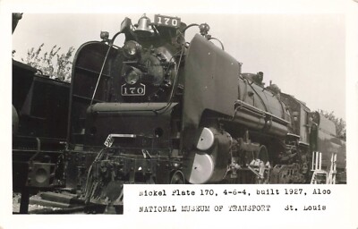 Postcard Nickel Plate Road (NKP) #170 4-6-4 "Hudson" Steam Locomotive ...