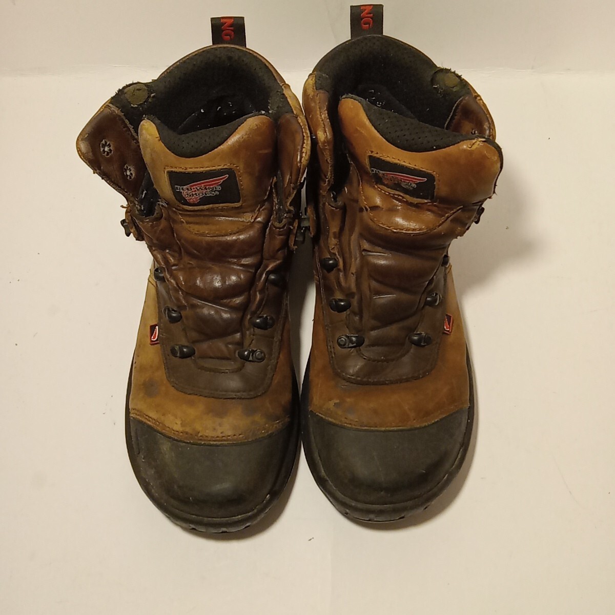 Red Wing 2436 Mens 10 D Brown Leather Aluminum Safet… - Gem