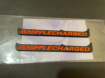 2015-2020 WHIPPLE CHARGED Emblems Badge Orange - 2pcs | eBay