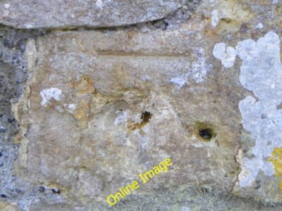 Photo 6x4 Bench Mark, Pin Lane Cottage Yarlington The Ordnance Survey ...
