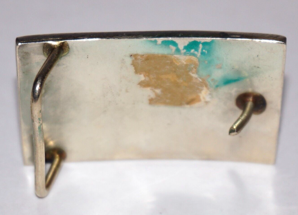 80's Vintage Mini Abalone Shell Inlay & Mexican Sterling Silver 2" Belt ...