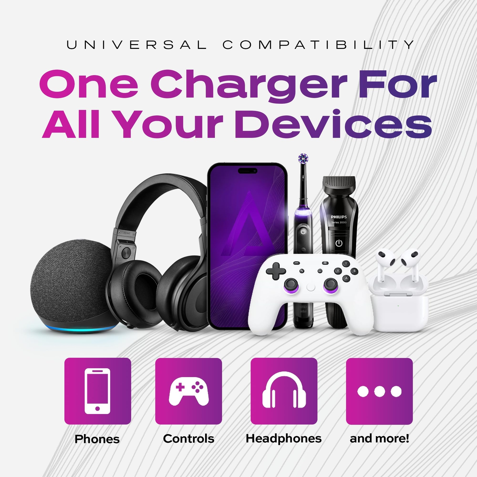 Statik Snap-N-Charge Universal Portable Charger Power Bank Battery Pack ...