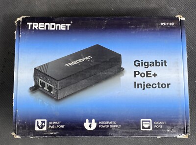 TRENDnet (TPE-115GI PoE+ Full Duplex Gigabit Injector ) New Sealed | eBay