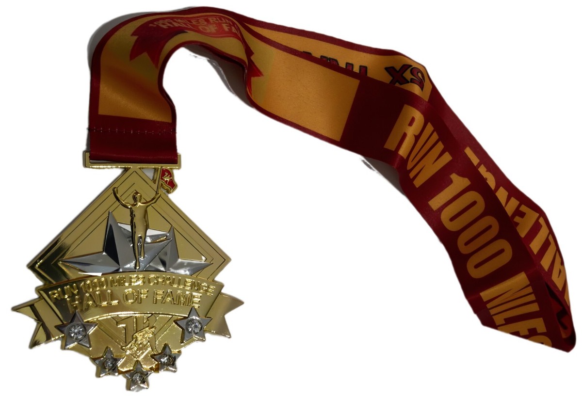 Running Finisher Medal '2000 Miles' Legends Commemorative Medal - 1K ...