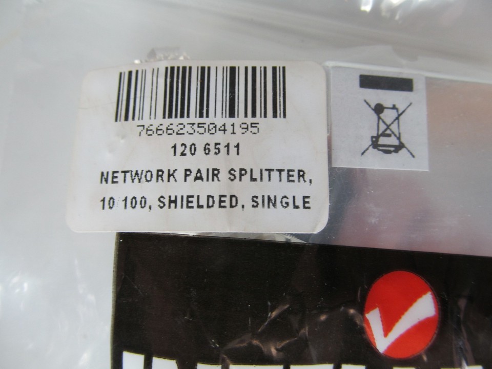 Intellinet Ethernet Network Splitter RJ-45 (M) (F) double shielded ...