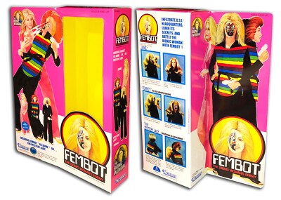 Kenner BIONIC WOMAN FEMBOT BOX for 13" Action Figure (BOX ONLY!) | eBay