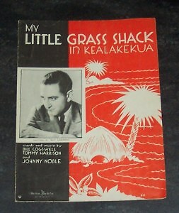 My Little Grass Shack In Kealakekua by Guy Lombardo Sheet Music 1934 | eBay