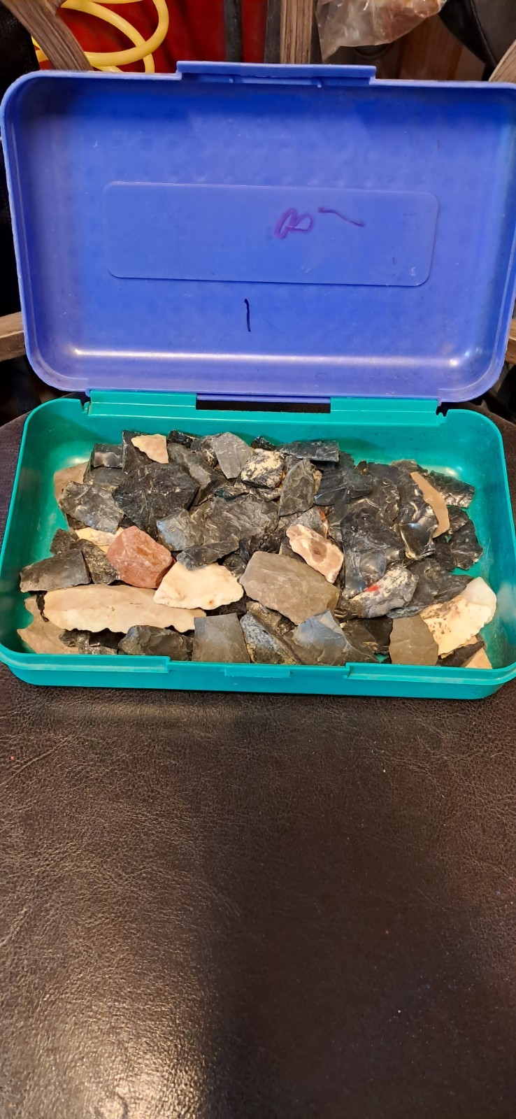 PILE OF POINTS Oregon Authentic Arrowheads Obsidian Artifacts ...