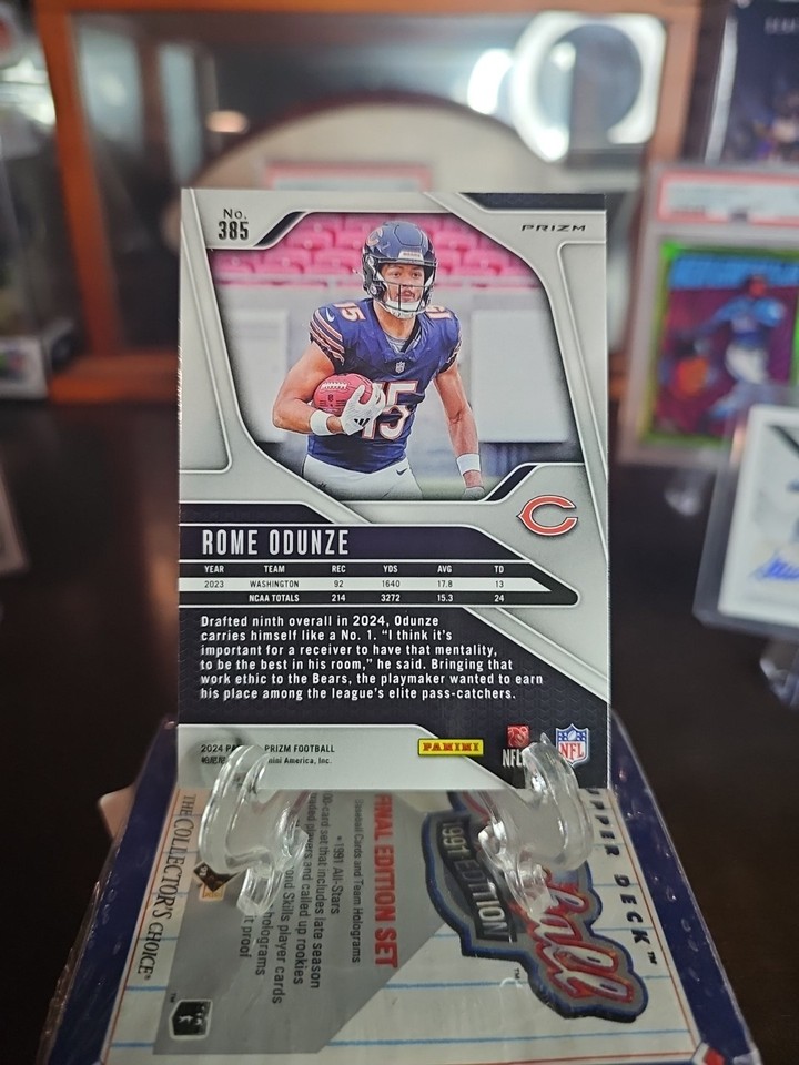 2024 Panini Prizm Rome Odunze Bronze Bronze Disco RC #385 | eBay