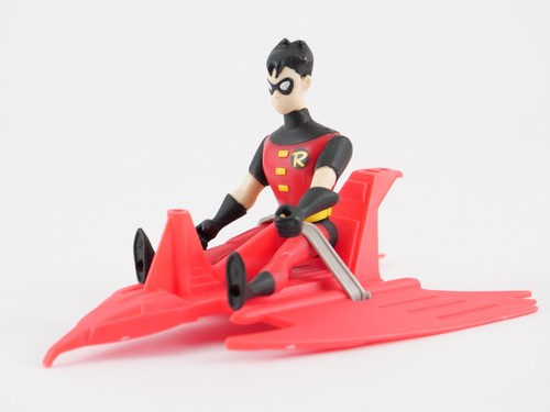 Robin Figurine DC COMICS + Red Glider Vehicle - Rare Vintage - Batman ...
