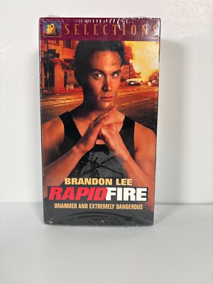 Rapid Fire VHS (1992) Brandon Lee – FACTORY SEALED – Rare Martial Arts ...