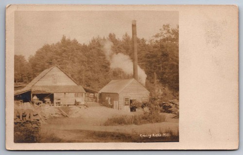 Postcard Emery Rich's Mill RPPC Old Sawmill D-4 | eBay