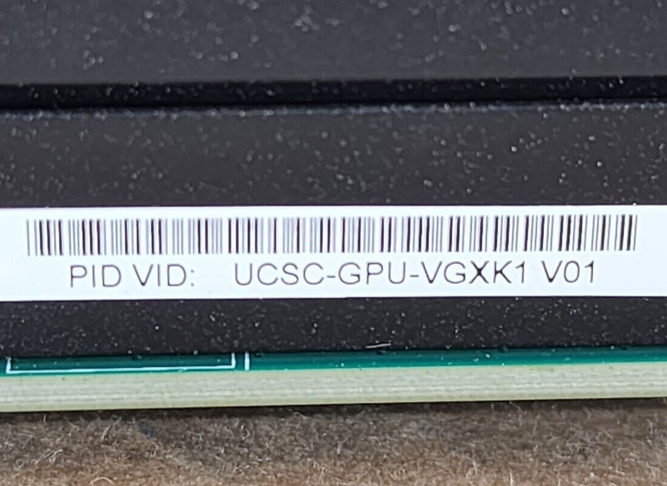 Cisco UCSC-GPU-VGXK1 Nvidia Grid K1 Graphics Card for C240 M3 74-12102 ...
