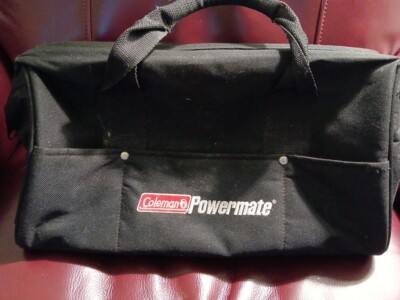 Coleman Utility Bag Black Large Zipper Closure Heavy Duty Tool Bag | eBay
