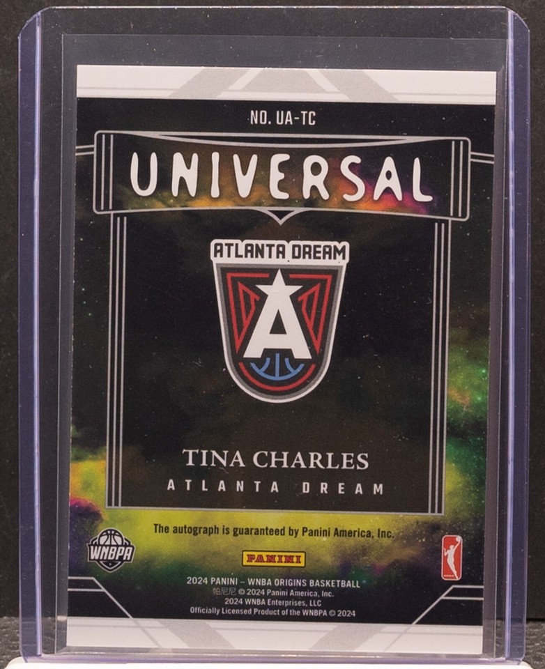 Tina Charles 2024 Panini Origins WNBA Red Universal Auto Autograph 37/ ...