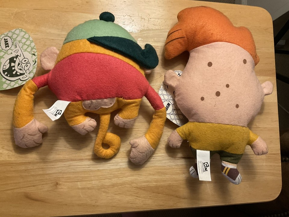 Jake & Adam from My Gym Partner's a Monkey Plush Cartoon Network w/tags ...