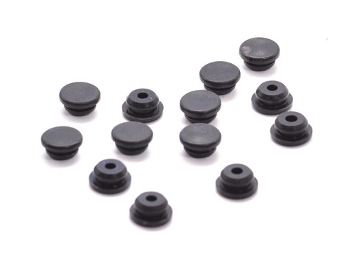 1/2" Rubber Panel Plug, Knockout Plugs, Solid Center Fits 1/16” Thick ...