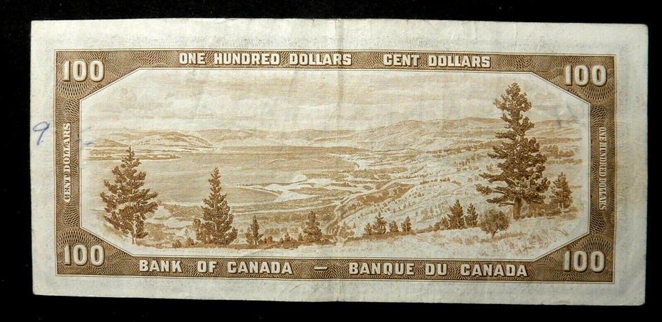 Canada $100, 1954. Devils Face note. | eBay