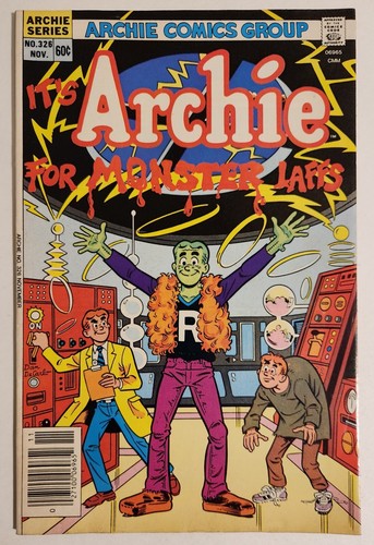 Archie #326 (1983) FN Dan DeCarlo Frankenstein Archie Cover | eBay