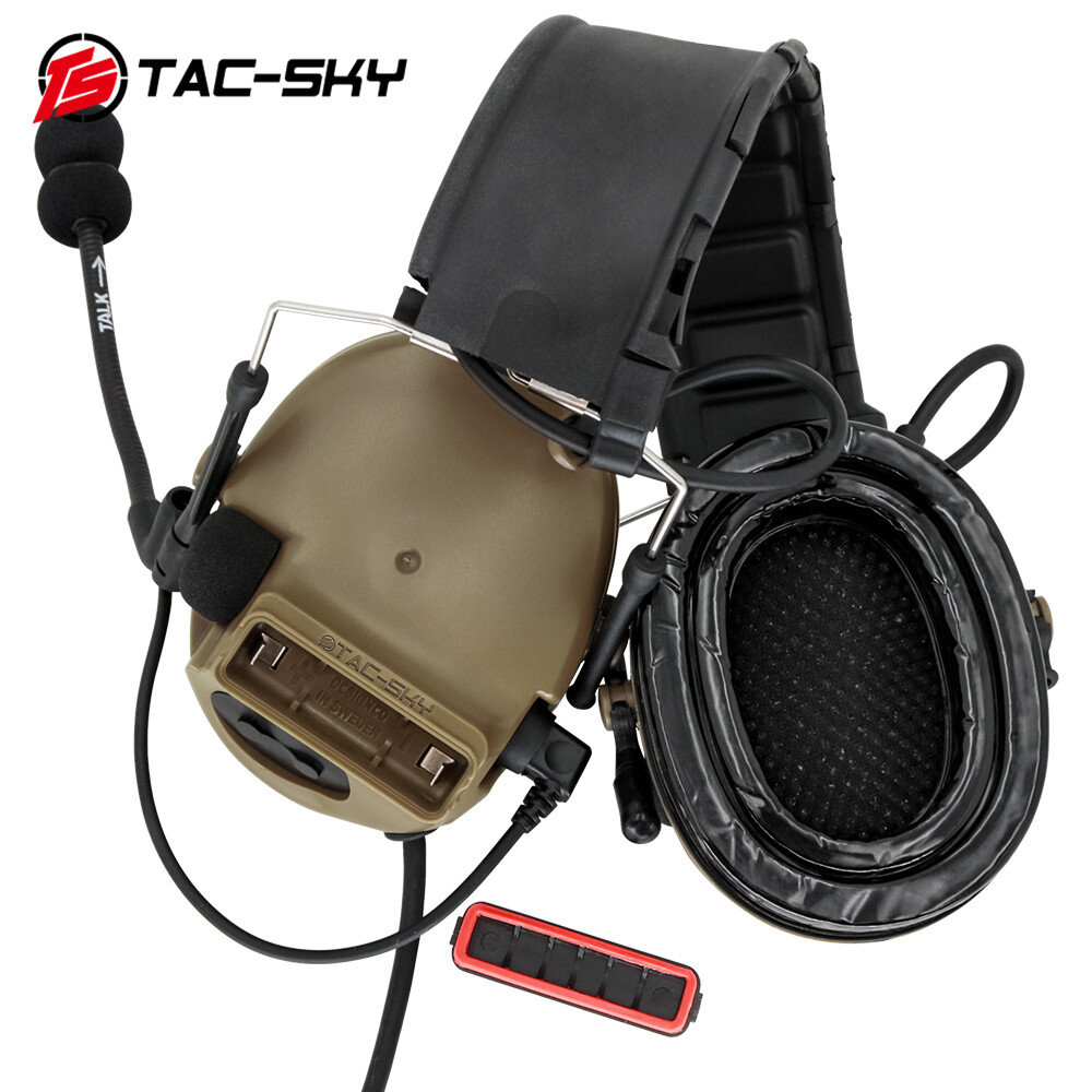 FCS AMP Tactical HeadSet Noise Reduction Military Aviation, 59% OFF