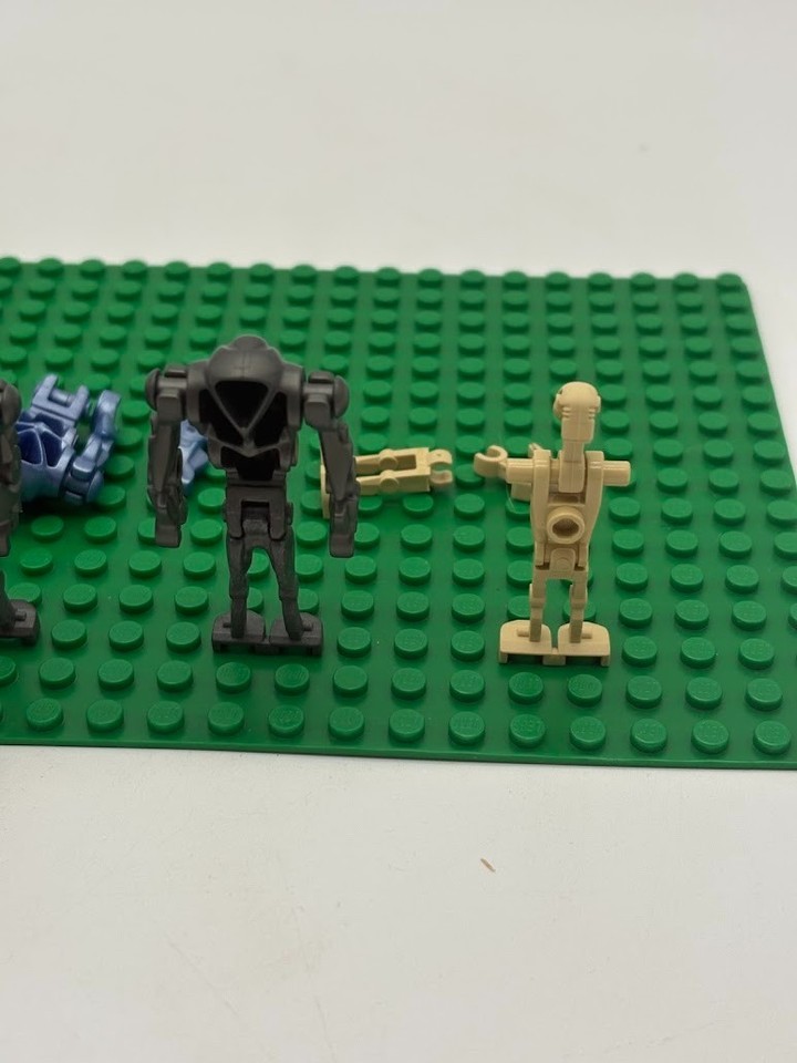 Star Wars LEGO Super Battle Droid minifigure Pearl Blue 7163 + Extras ...
