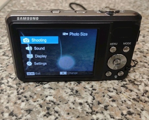 Samsung Digital Camera PL81 12.2MP Tested Black *Dead Pixels* | eBay