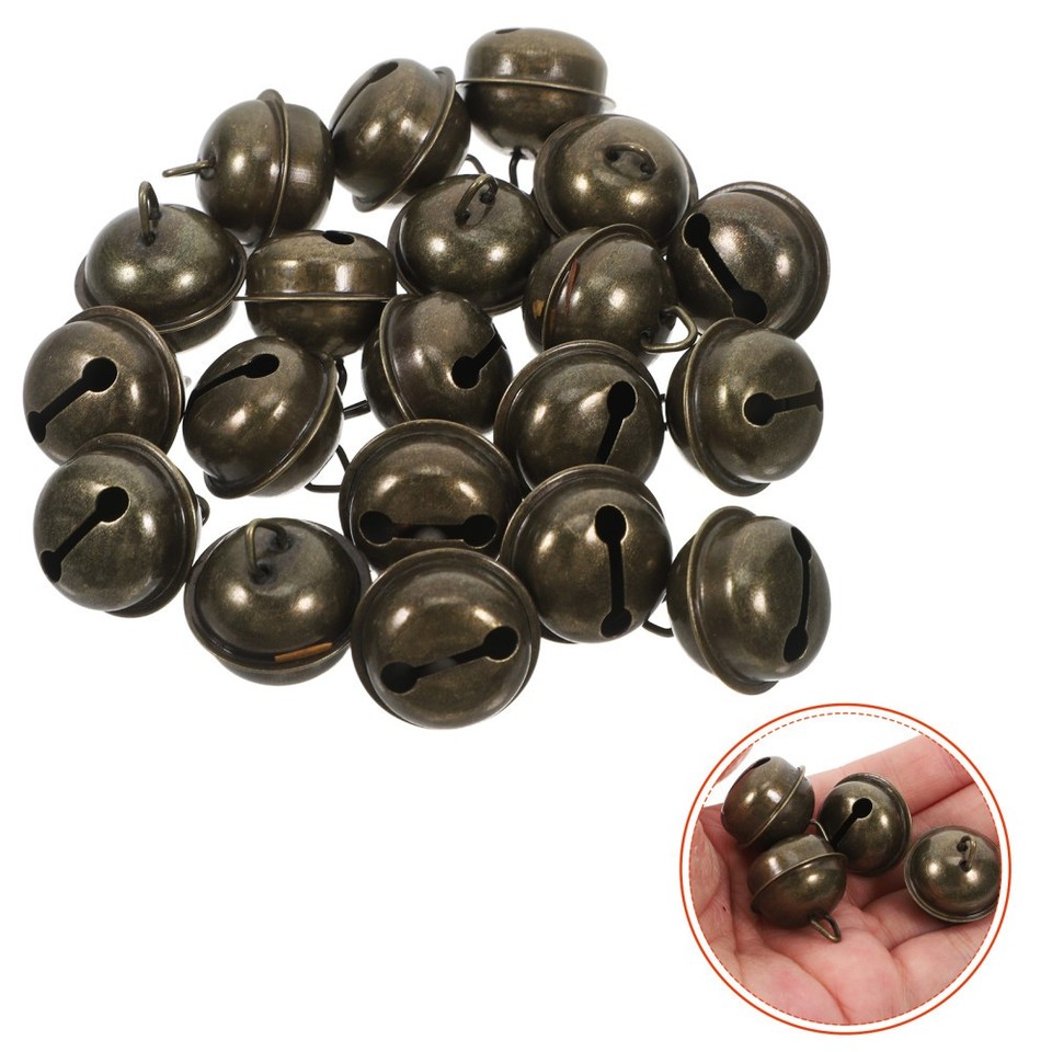 20 Pcs Small Vintage Iron Bells Rustic Bells for Pet Collar Christmas ...