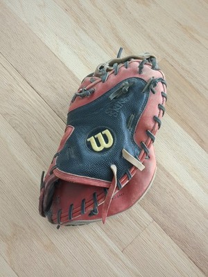 Wilson A2000 Pro Stock A2403M1 Catcher's Mitt - Red and Gray - Right ...