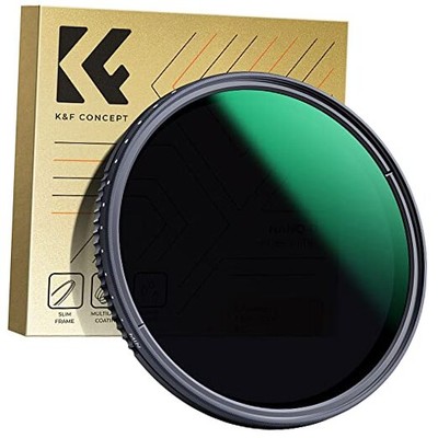 Variable Neutral Density Lens Filter ND8-ND2000 (3-11stop) Waterproof ...