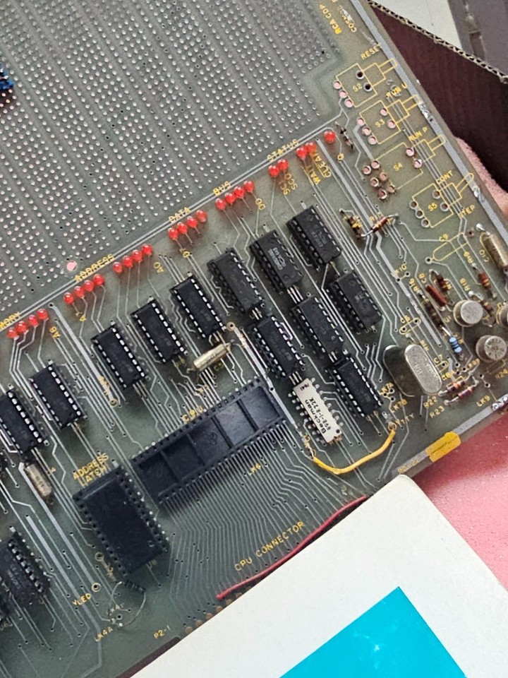 Rare Vintage RCA Cosmac Evaluation Kit Computer 18S020 REV 2 w/Manual ...