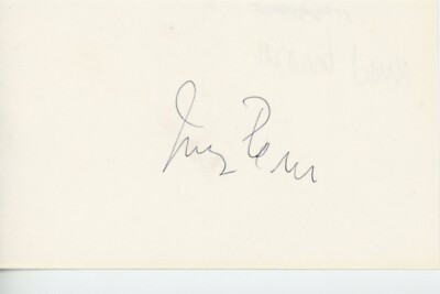 Famed Photographer Irving Penn and his autograph | eBay