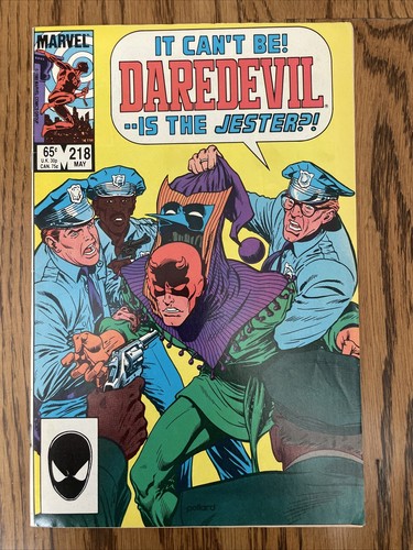 Daredevil #218 (Marvel Comics 1985) DD Became A Jester? FN/VF | eBay