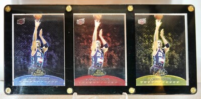 1999 Topps Finest, Team Finest, Scottie Pippen TF19, Blue, Red, Gold ...