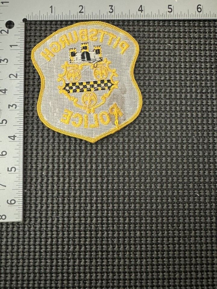 Police Shoulder Patch Pittsburgh Police Department Pennsylvania | eBay