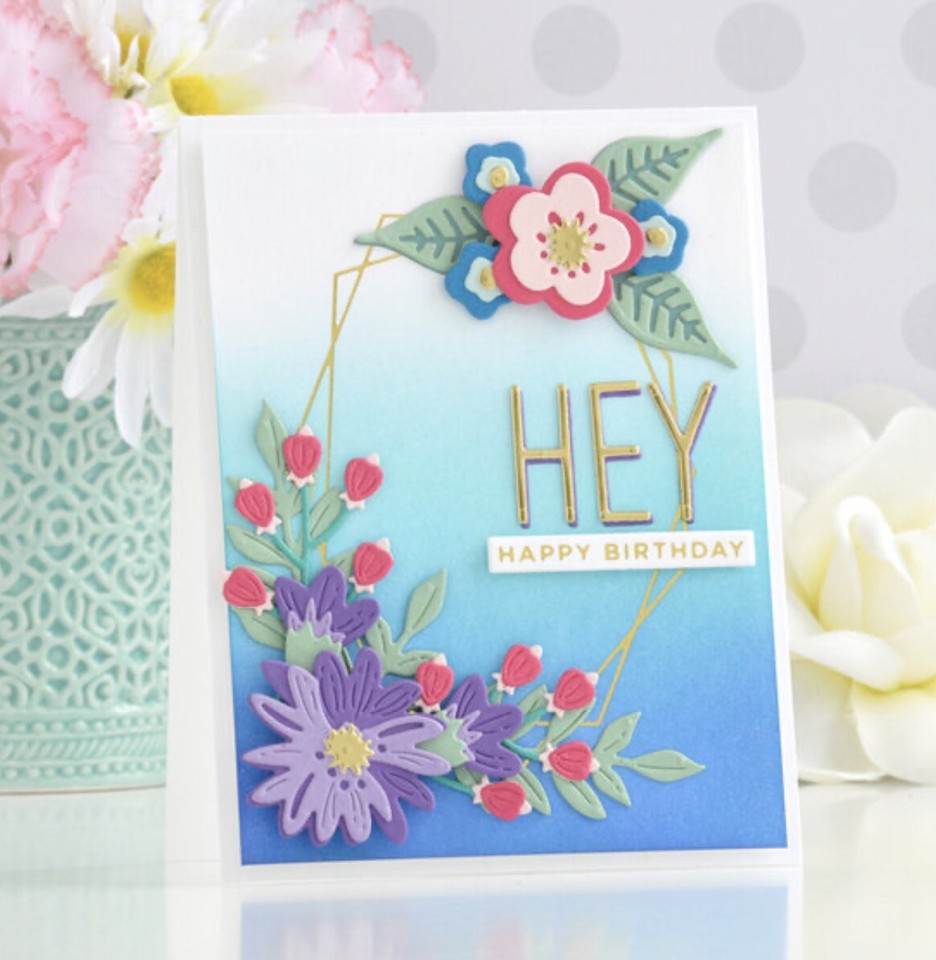 Spellbinders - Simply Perfect Collection - Etched Dies - Layered Blooms ...