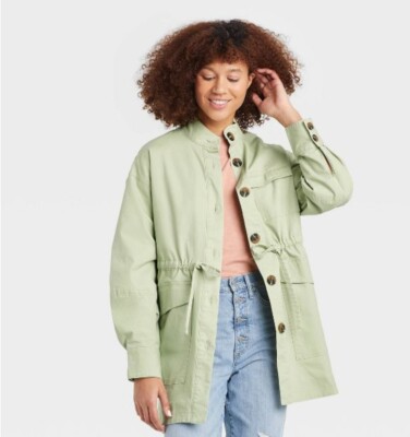 Women's Utility Jacket - Universal Thread GREEN M | eBay