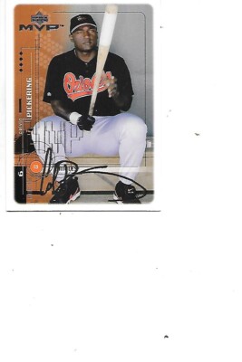 Calvin Pickering 1999 Upper Deck Silver Script MVP Baseball Card #28 ...