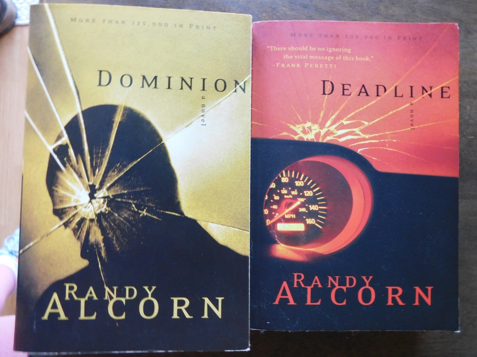 Randy Alcorn Books, Lot of 2 Deadline and Dominion Large Paperback ...
