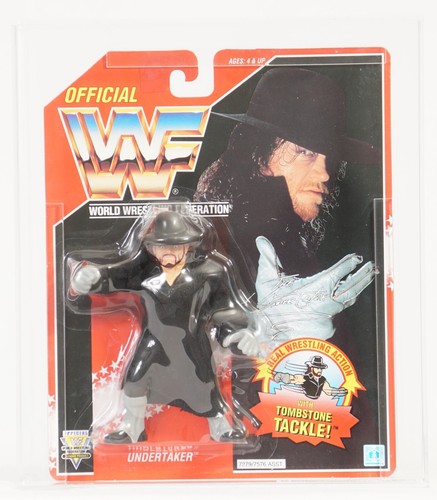 WWF Official Undertaker HASBRO WRESTLING FIGURE RED CARD GRADED 85+ | eBay