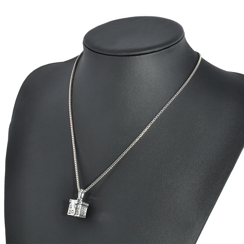 Silver Mini Keepsake Metal Urn Cremation Pendant Jewelry Necklace Ash ...