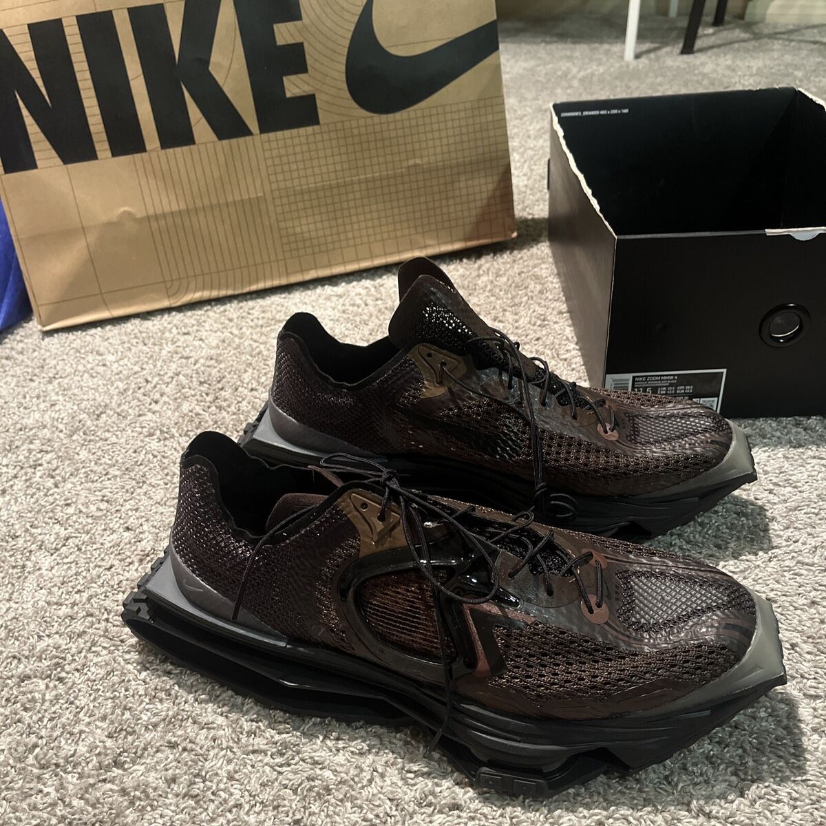 Nike Zoom MMW 4 Matthew M Williams X Zoom 004 Men's Size Nike Zoom MMW 4 Matthew M Williams X Zoom 004 Men's Size