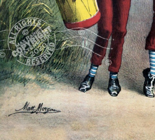 Matt Morgan * Haverly’s Minstrels 7 Piece Band * Art Print * African ...